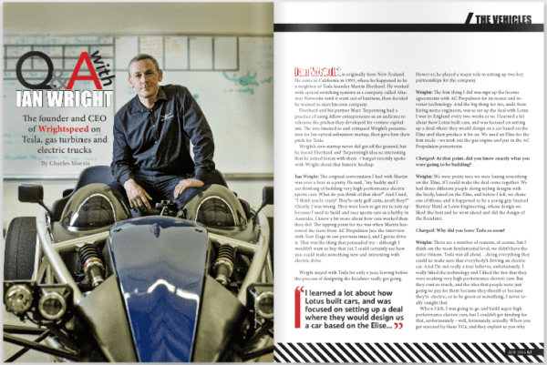 Charged EVs | Q&A with Ian Wright: The CEO of Wrightspeed on Tesla, gas ...