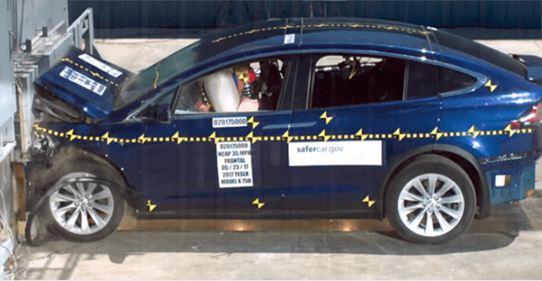 Charged EVs | Model X earns 5-star crash rating in every category ...