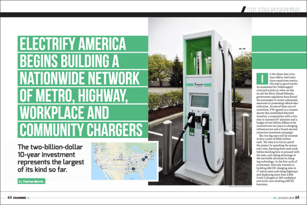 Charged EVs | Electrify America begins building a nationwide network of ...