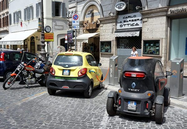 Charged EVs | Letter from Italy: Tiny EVs rule, cops get charged ...