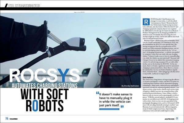 Charged EVs | ROCSYS automates charging stations with soft robots ...