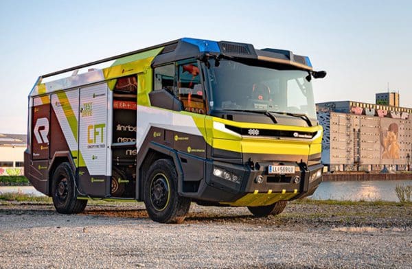 Charged EVs | LAFP to purchase Rosenbauer electric fire engine ...