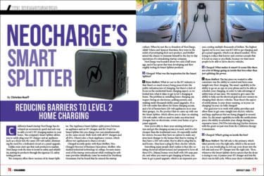 Charged EVs | NeoCharge’s Smart Splitter reduces barriers to Level 2 EV ...