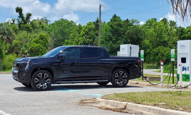 Charged EVs | GMC Sierra EV Denali Max Range: Luxury ride or tricked ...